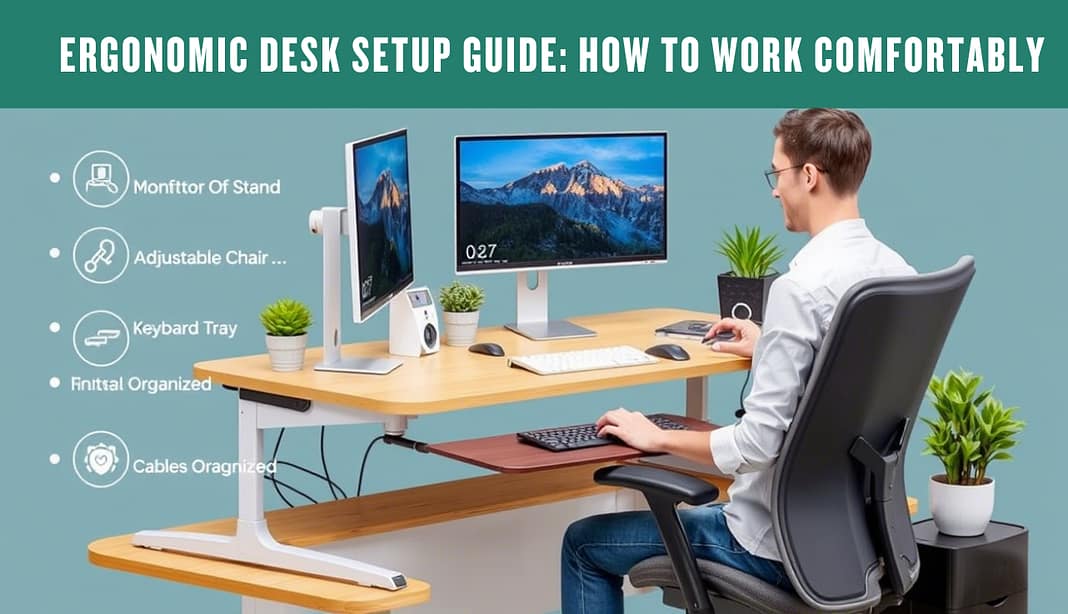 Ergonomic Desk Setup Guide: How to Work Comfortably (Without Breaking the Bank)